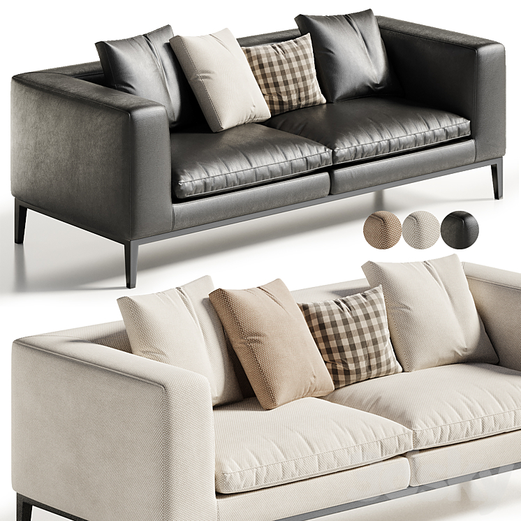 Michel Modular Sofa - Sofa - 3D model