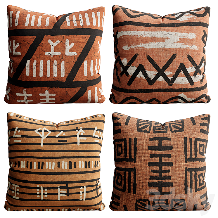 Pillow Set 03 - Pillows - 3D model