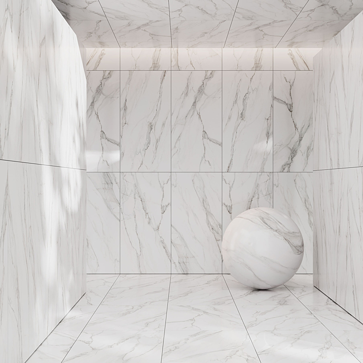 Artkera Omega Silver porcelain tiles - Tile - 3D model