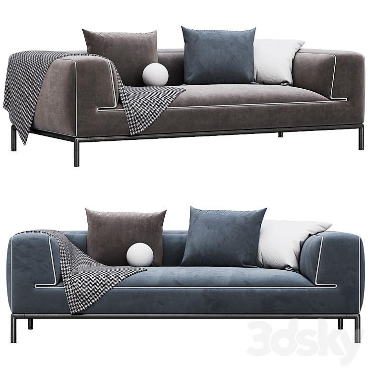 PERRY UP Sofa 237 By Flexform - Sofa - 3D model