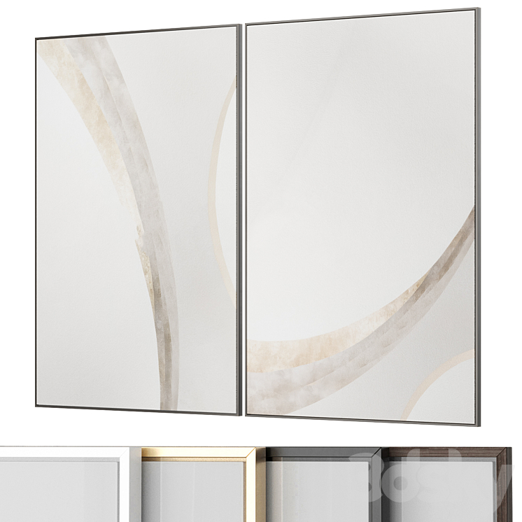 Abstract Posters 229 - Frame - 3D model