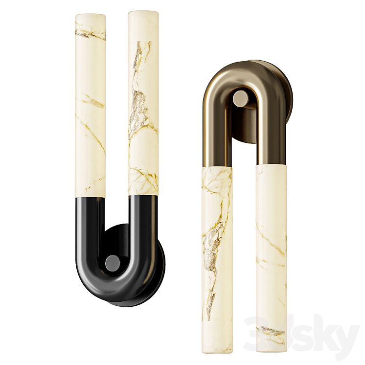 Arch Alabaster Sconce - Wall light - 3D model