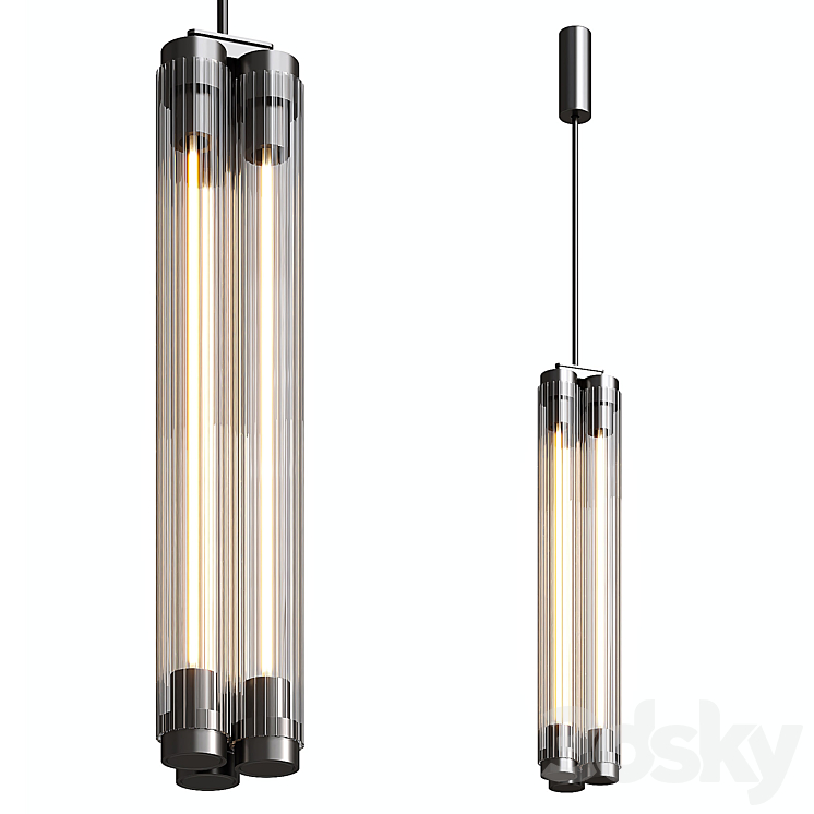 Spyder 80 Henge - Pendant light - 3D model