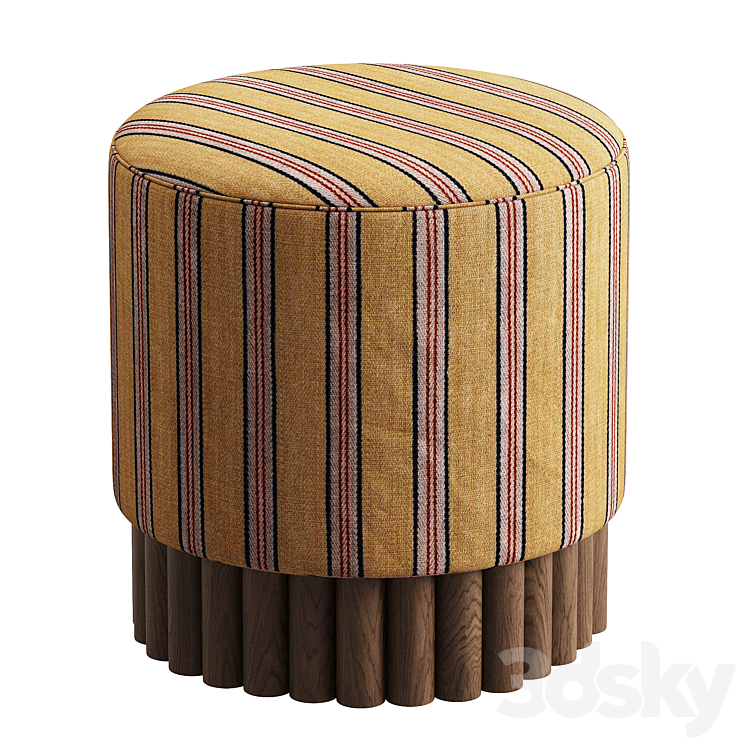EnsAmble Loto Pouf & Bench - Other soft seating - 3D model