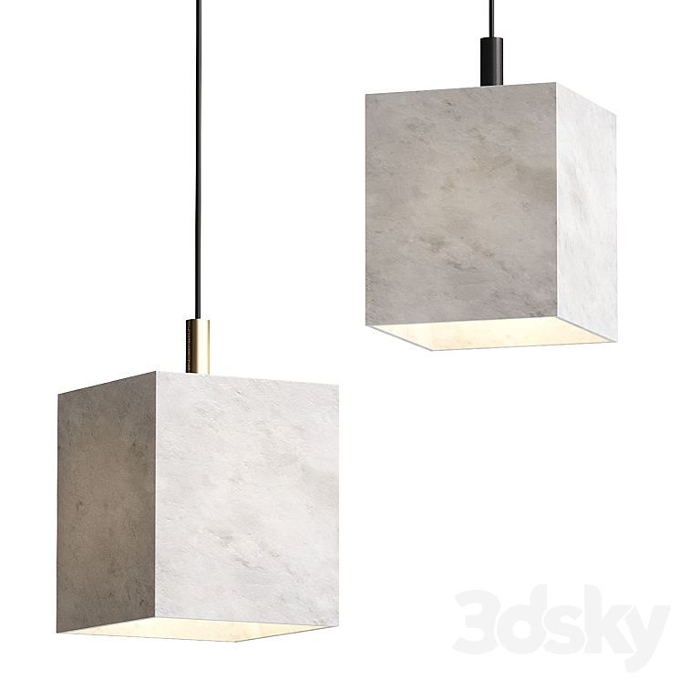 Cubic Pendant Lamp - Pendant light - 3D model