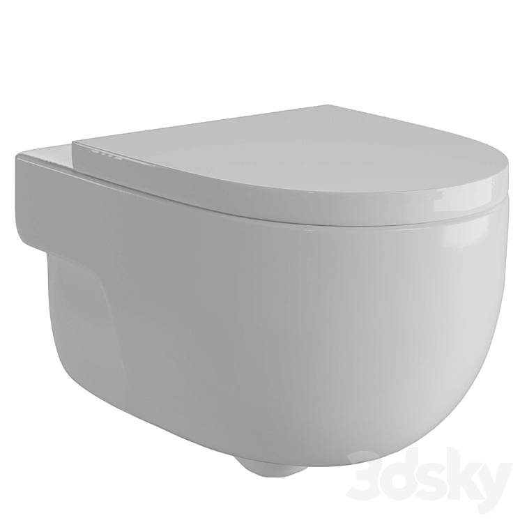 Toilet Roca Meridian 34624L000 - Toilet and Bidet - 3D model