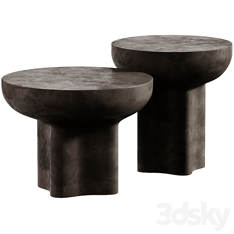 Copenhagen Black Crown Coffee table - Table - 3D model