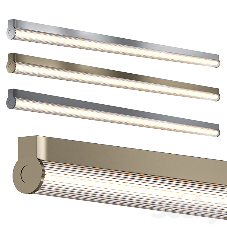 THE GLOWING TRACK INTEGRATED DRIVER Flos - Ceiling lamp - 3D model