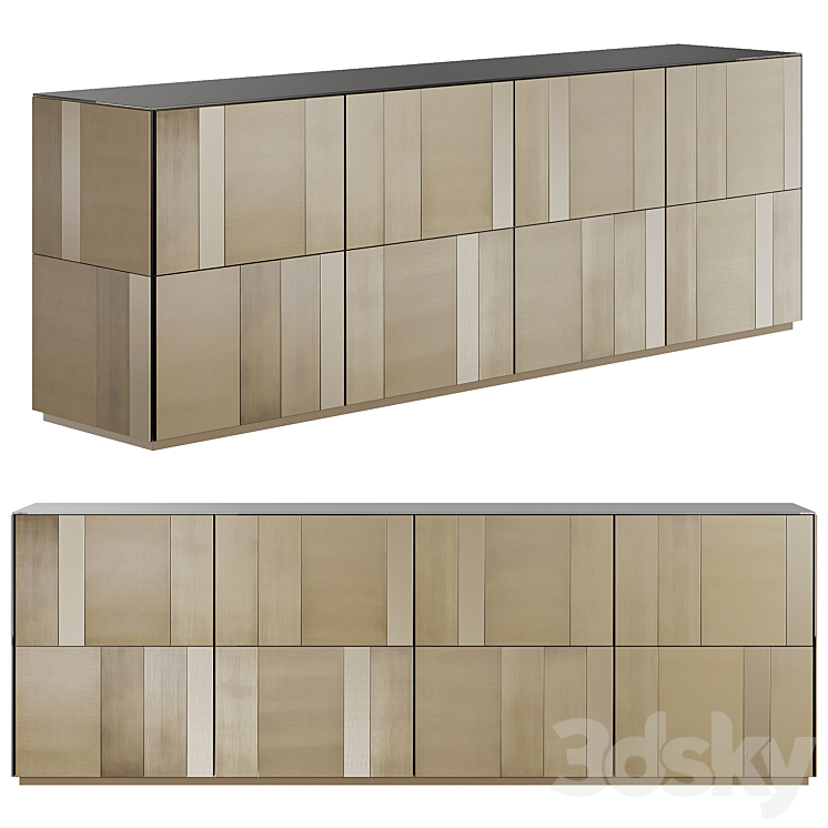 Reflex Satin Buffet - Sideboard & Chest of drawer - 3D model