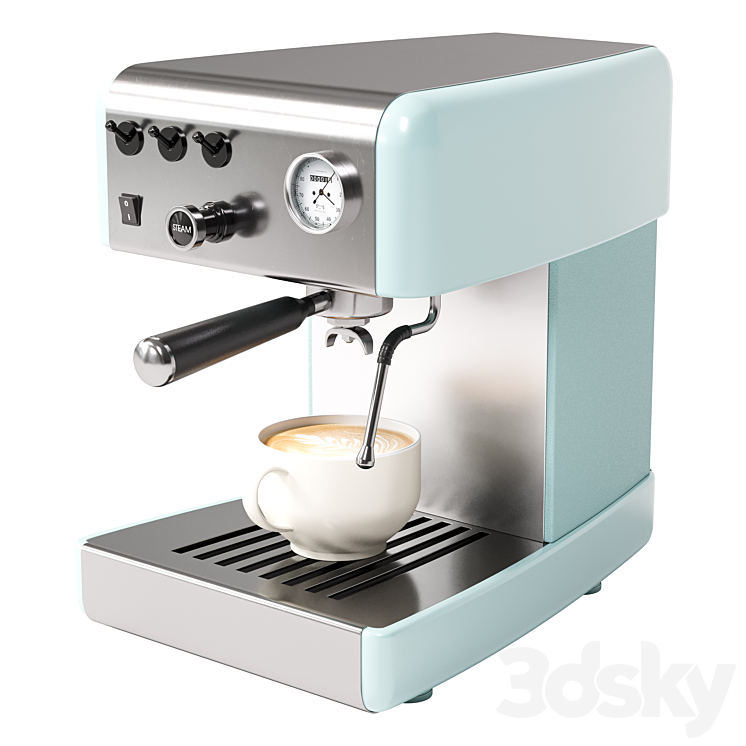 Espresso Coffee Machine 07 - Kitchen appliance - 3D model