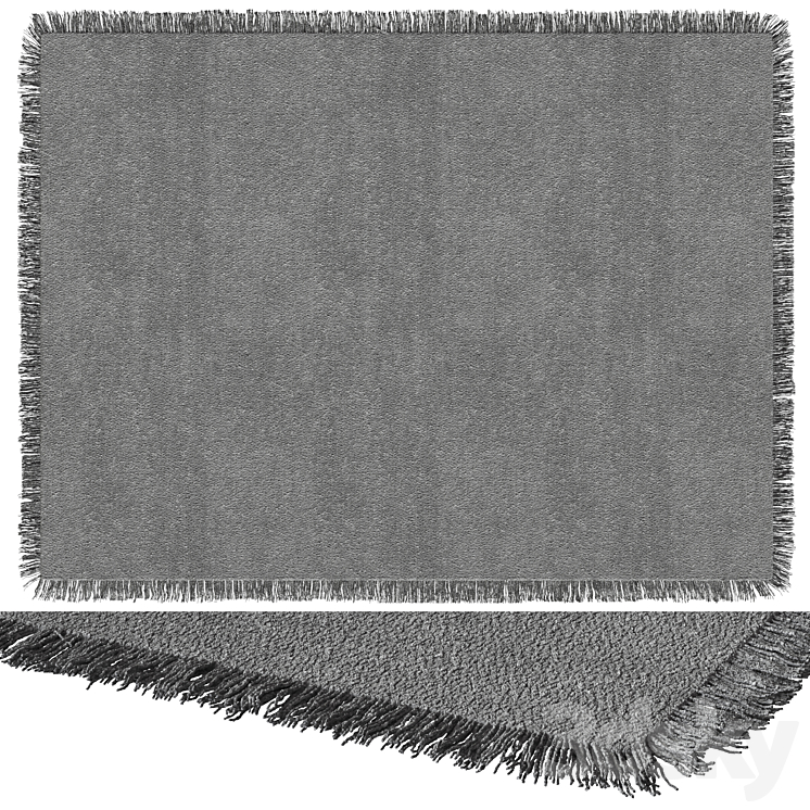 Flexform Coco Rug - Carpets - 3D model