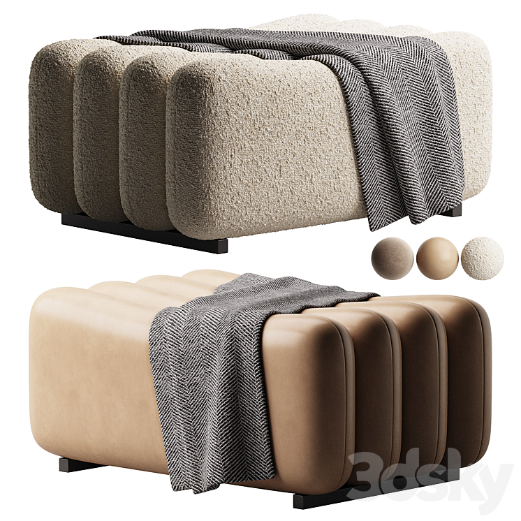 Additional Ottoman System - Other soft seating - 3D model