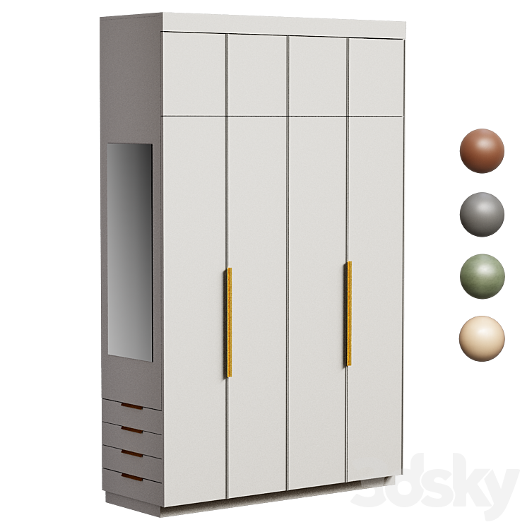 Wardrop IL-5 Cabinet, Made to Order - Wardrobe & Display cabinets - 3D ...