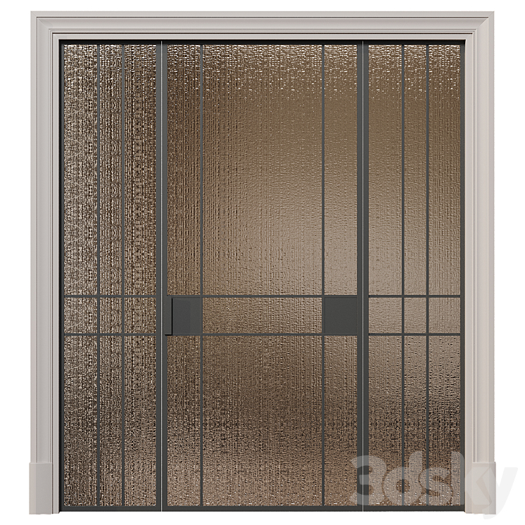 Glass door 65 - Doors - 3D model