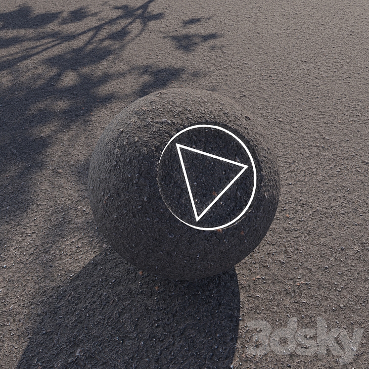 Asphalt Material | 4k | Seamless | PBR - Stone - 3D model
