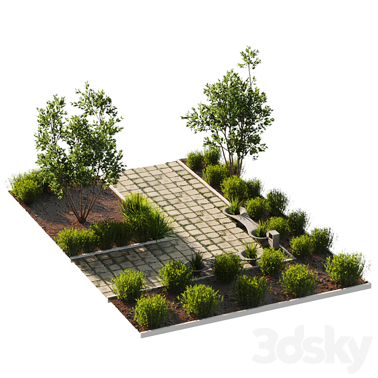 Town Square Landscape 125 - Other - 3D model