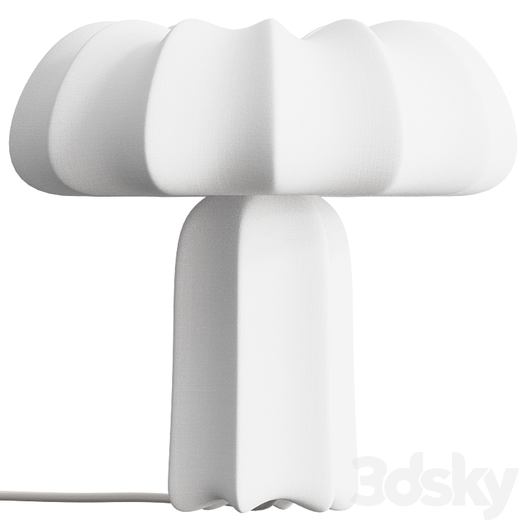 Fabric-Covered Table Lamp h&m - Table lamp - 3D model