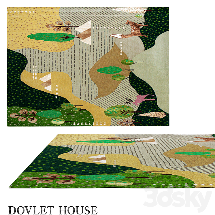 OM Carpet DOVLET HOUSE (art. 23844) - Carpets - 3D model