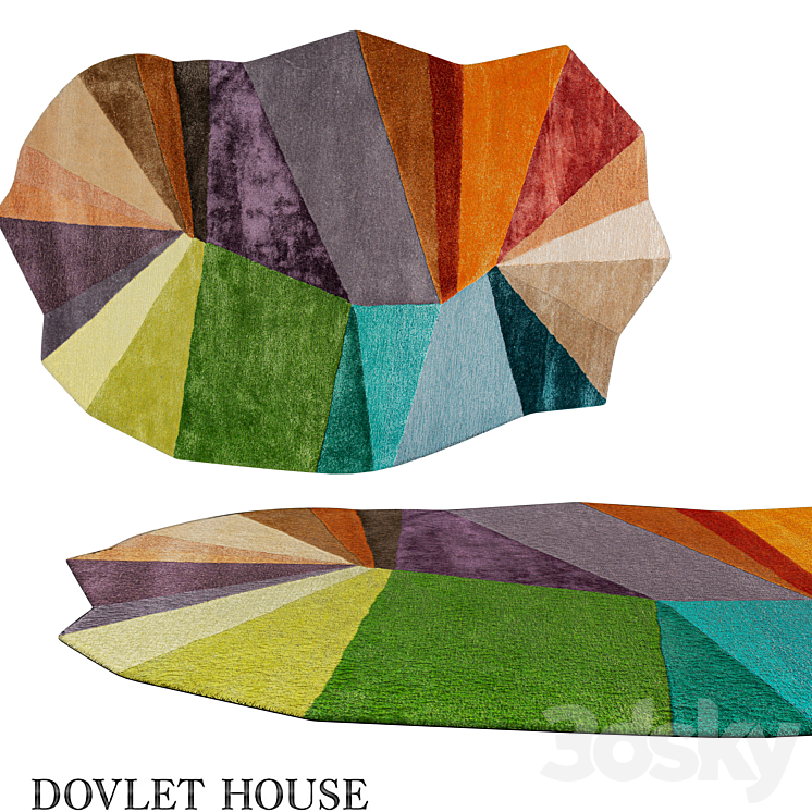 OM Carpet DOVLET HOUSE (art. 23840) - Carpets - 3D model