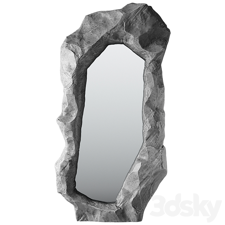 rock mirror - Mirror - 3D model