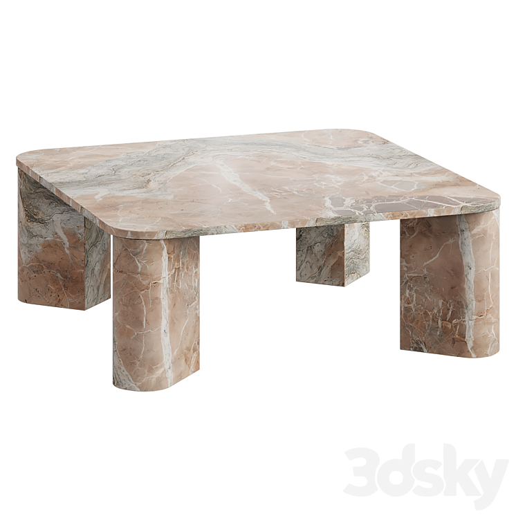 Segment Coffee Table - Table - 3D model
