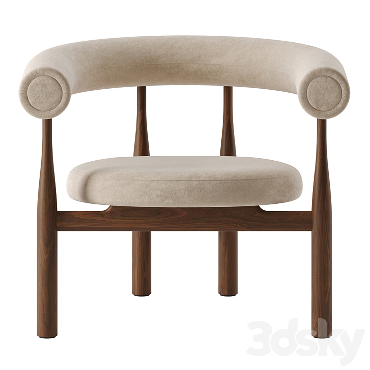 Bukowski Lounge Chair by New Works - Arm chair - 3D model