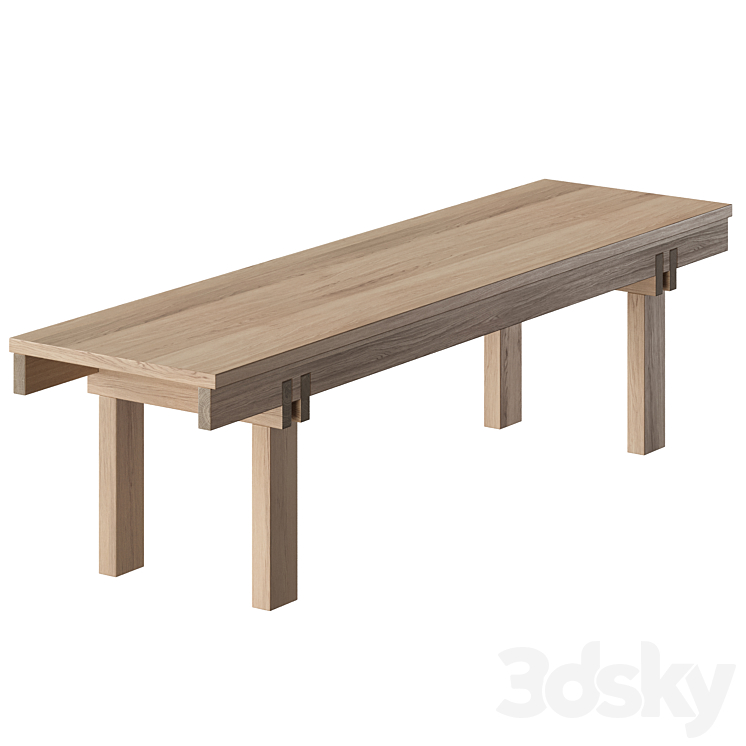 Cappellini Mathare Bench - Other soft seating - 3D model