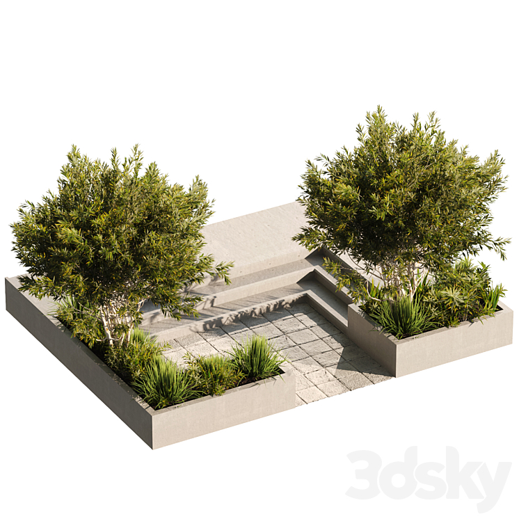 Town Square Landscape 140 - Other - 3D model