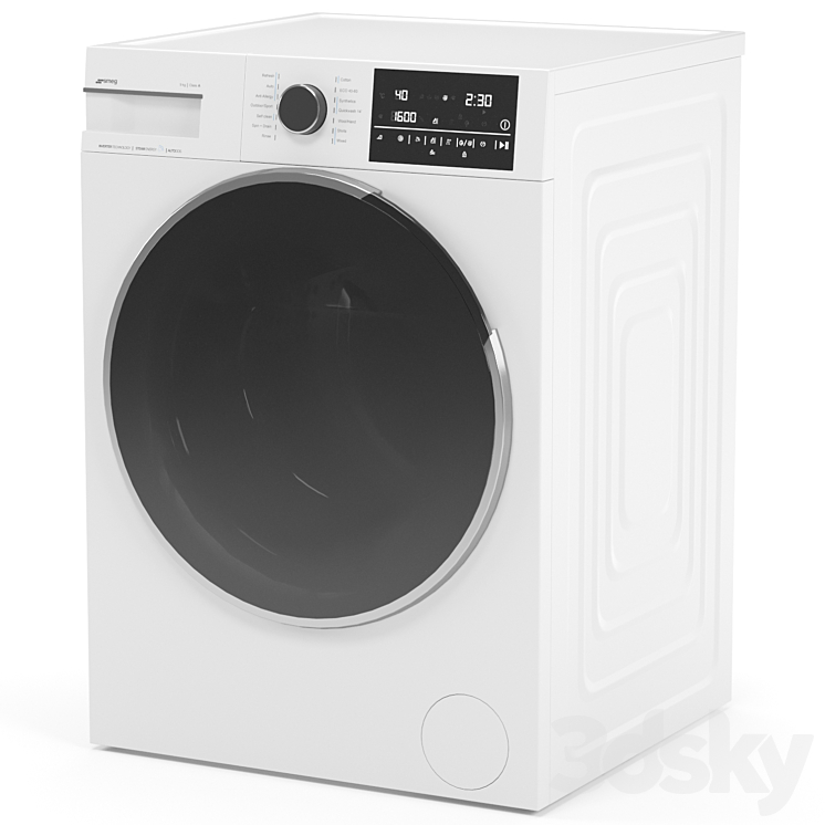 SMEG washing machine - Household appliance - 3D model