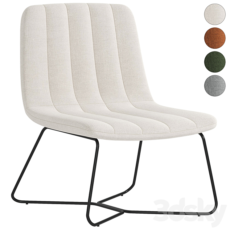 Grain Chair - Arm chair - 3D model