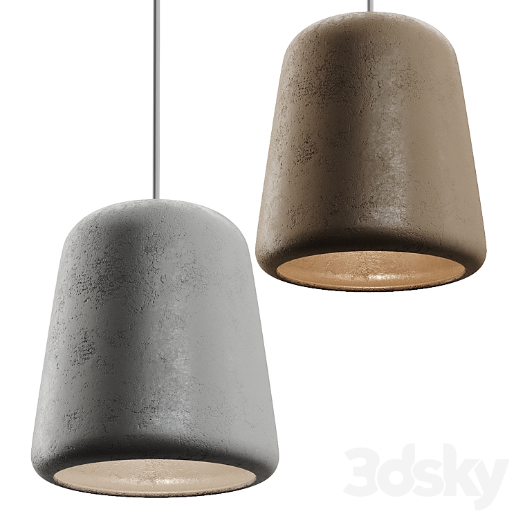 Material pendant lamp - Pendant light - 3D model