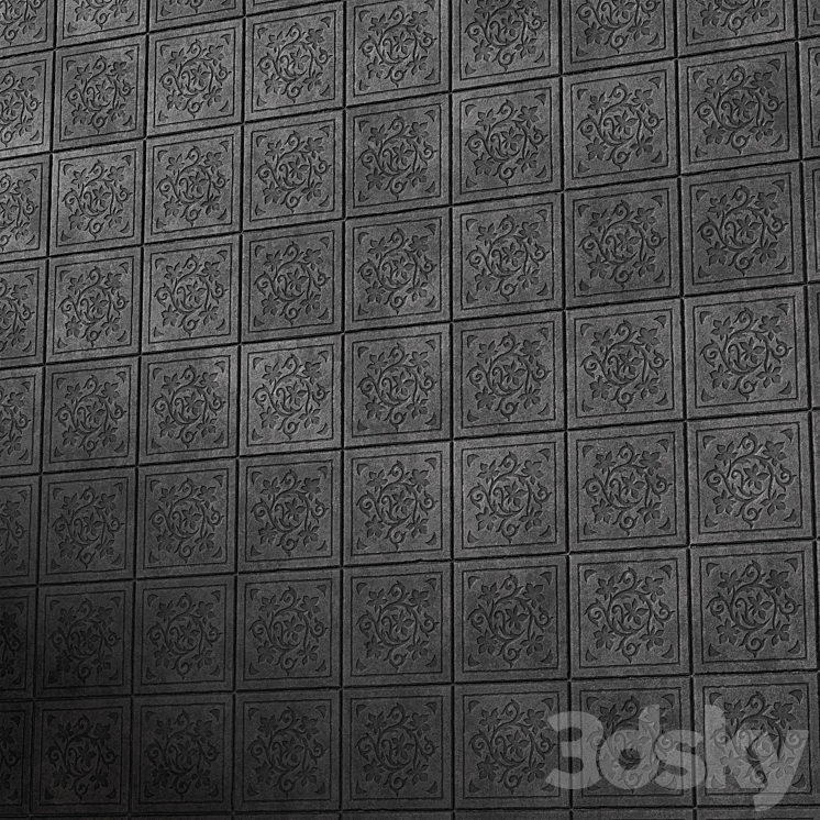 Tile Material 107 - Tile - 3D model