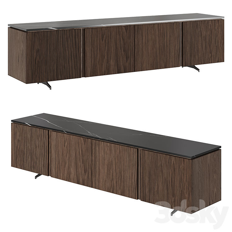 JAKTO TV cabinet AMPM - Sideboard & Chest of drawer - 3D model