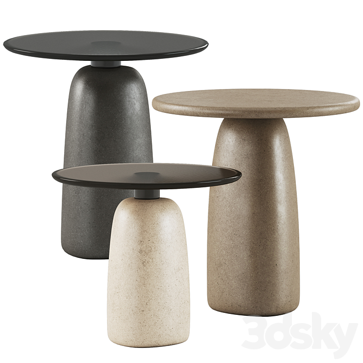 Strata coffee Table by Poliform - Table - 3D model