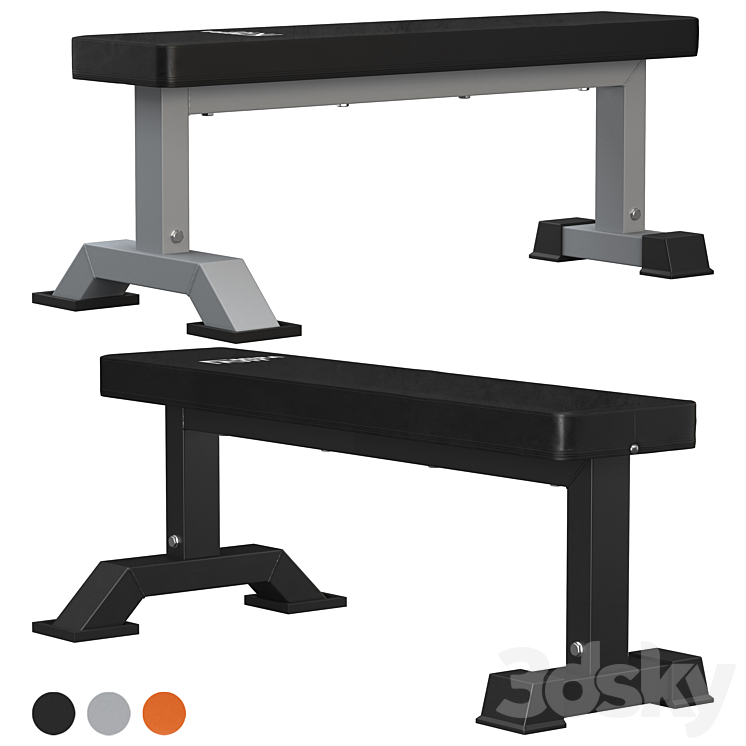Mirafit M1 Flat Weight Bench - Sports - 3D model