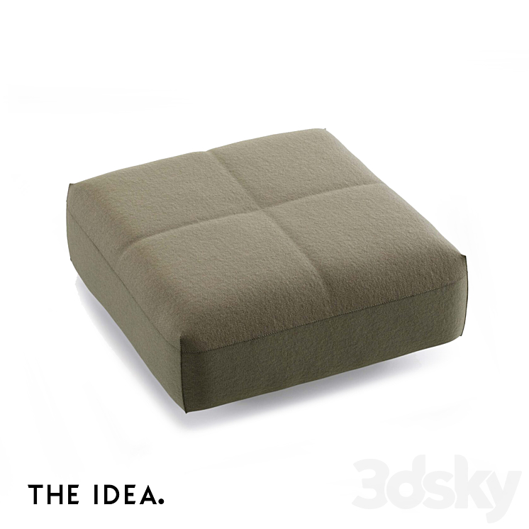 OM THE IDEA pouf KYOTO KY75 - Other soft seating - 3D model