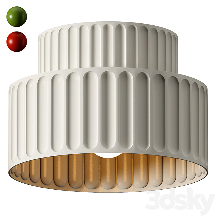 Kami ceiling lamp - Ceiling lamp - 3D model