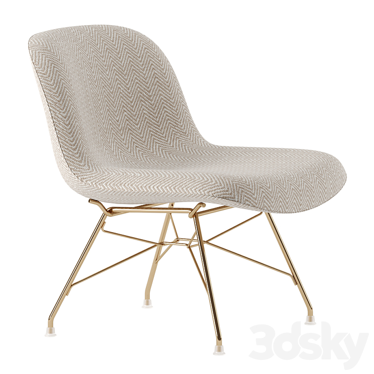 Troy, low chair by Magis - Arm chair - 3D model