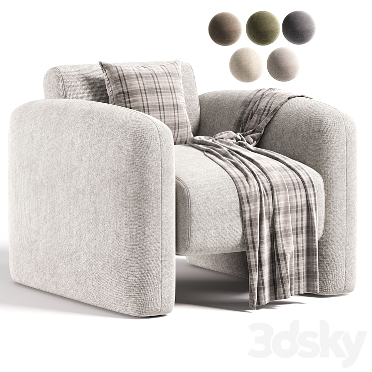 Vesper Chair - Arm chair - 3D model