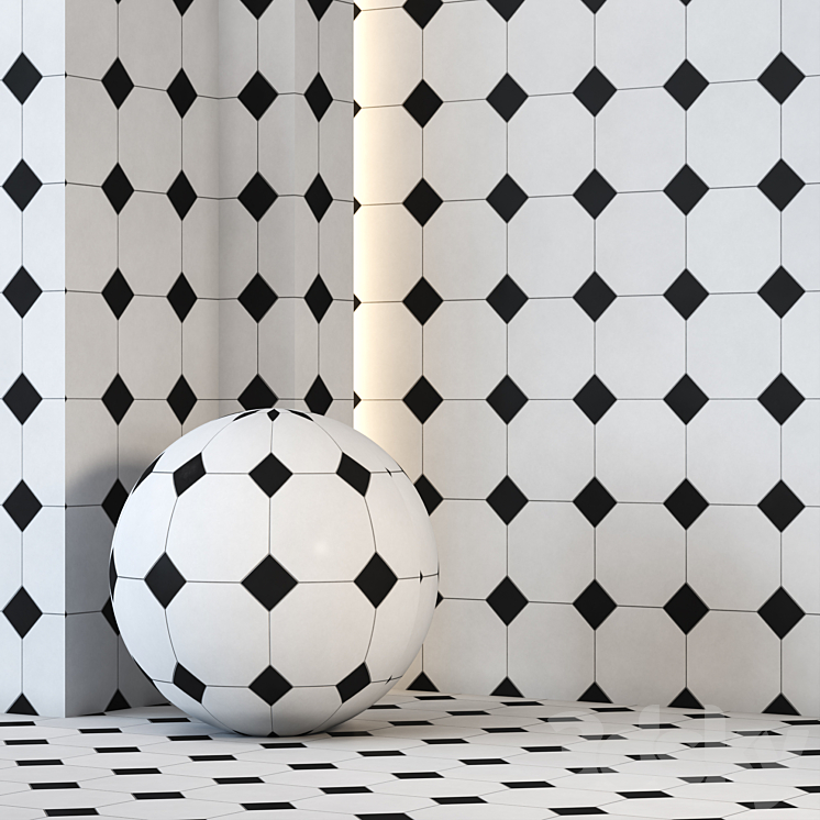 Handmade Tile 022 Textures - Tile - 3D model
