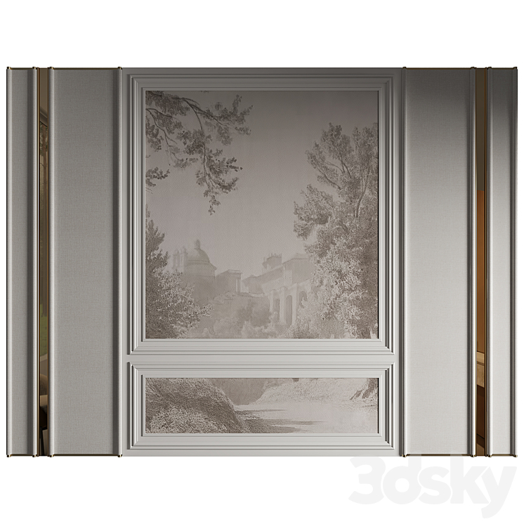 Wall Panel Decor 547 - Other decorative objects - 3D model