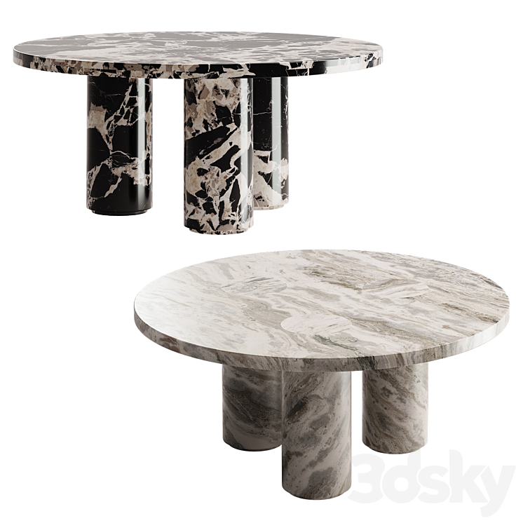Tisbury Coffee Table by Soho Home - Table - 3D model