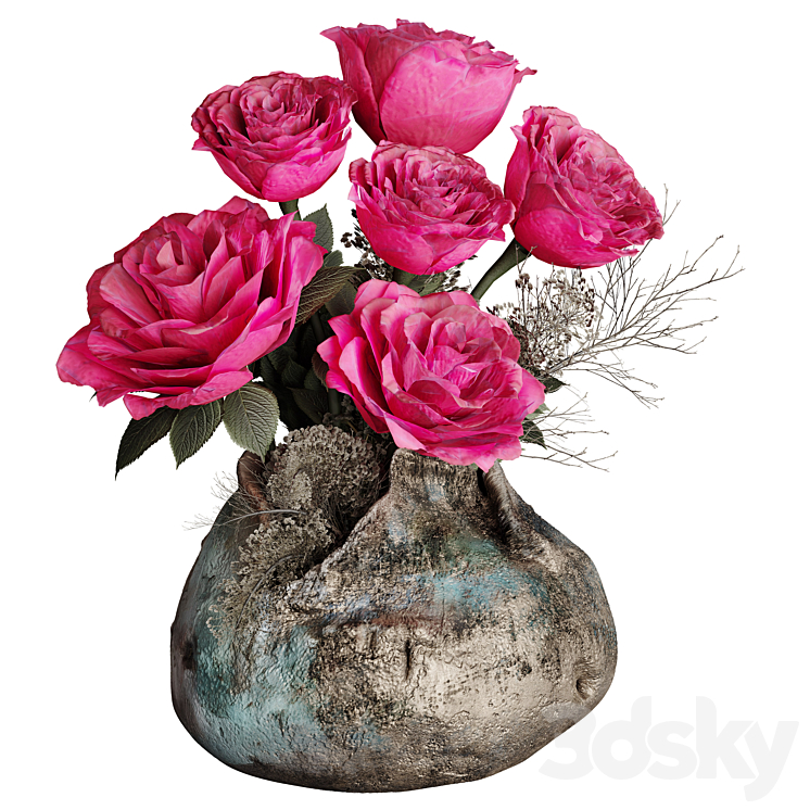 Bouquet of flowers set 32 - Bouquet - 3D model