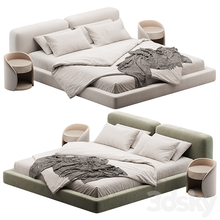 Simple Bed - Bed - 3D model