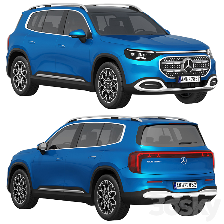 Mercedes-Benz GLB EQ 2027 - Ground Transport - 3D model