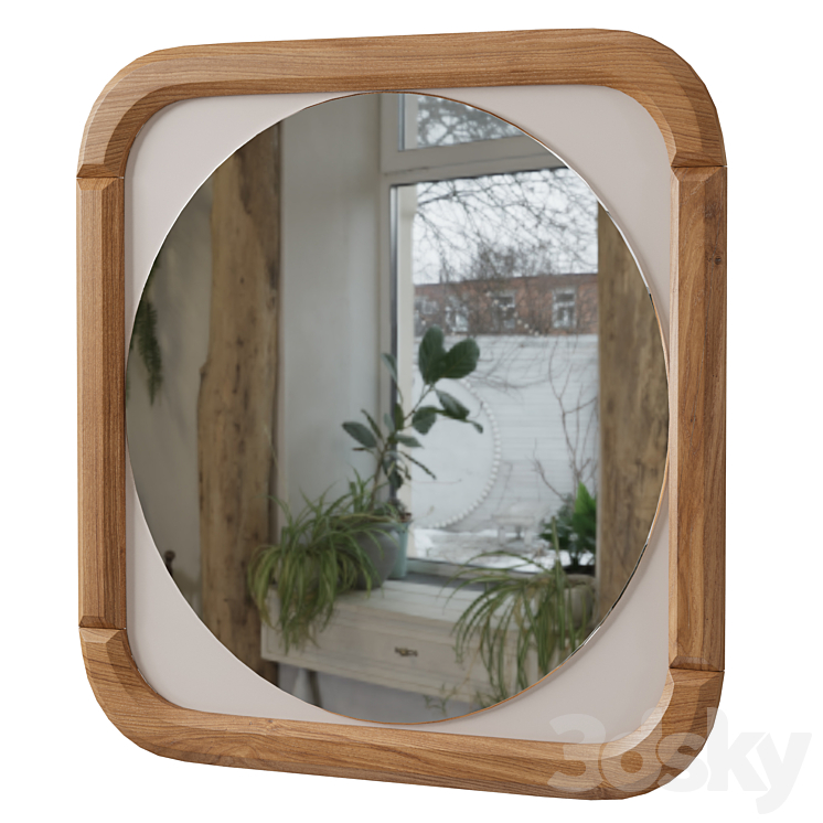 Lua Mirror by Medusa Home - Mirror - 3D model