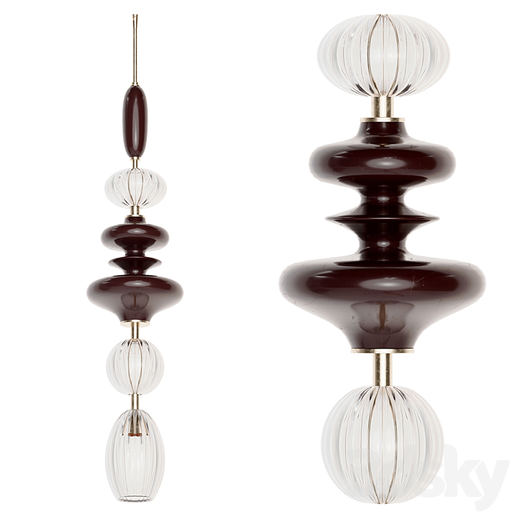 Lorenzon Big Rouge No. 1 - Pendant light - 3D model