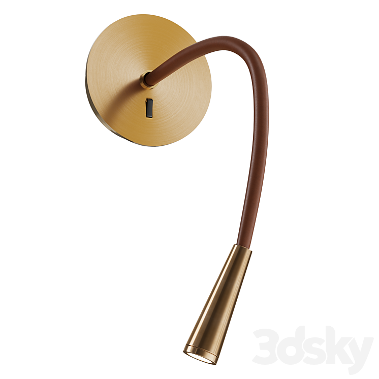 Flexi Leather - Wall light - 3D model