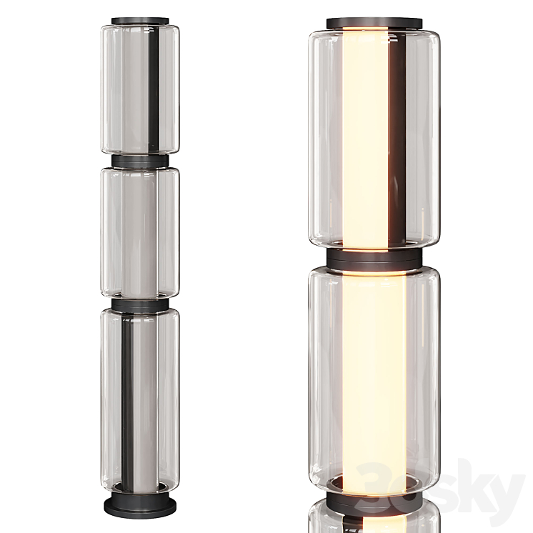 Huber Floor Lamp - Floor lamp - 3D model