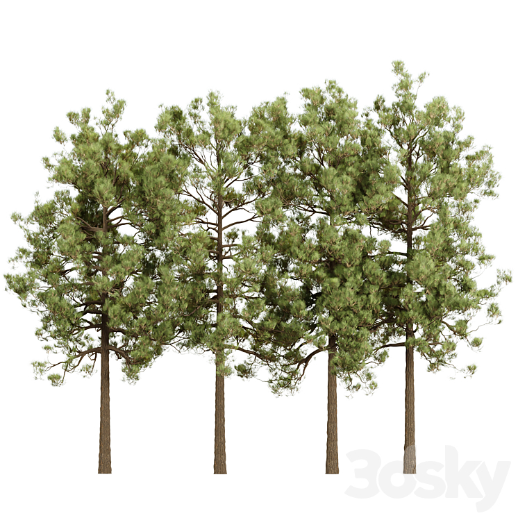 Trees 3D Model Collection Vol 366 - Tree - 3D model